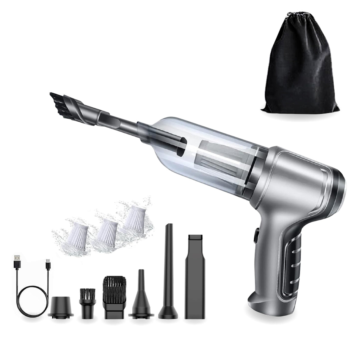 שואב אבק אלחוטי נטען – ULTRA VACUM TREK — גימיק אונליין